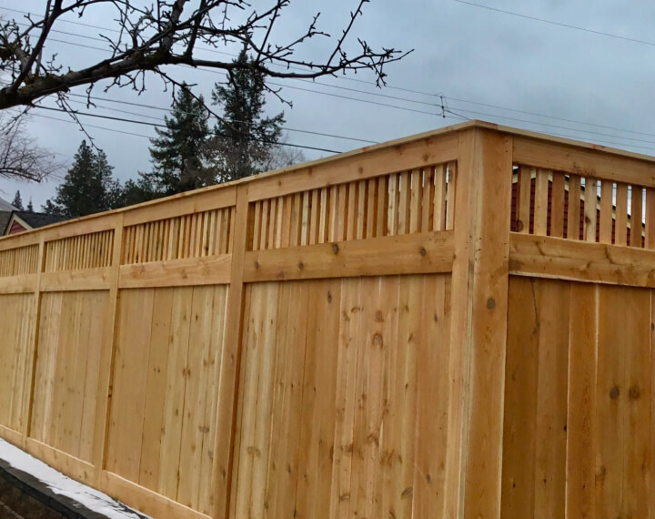 Wood Fencing - Neighborhood Fence